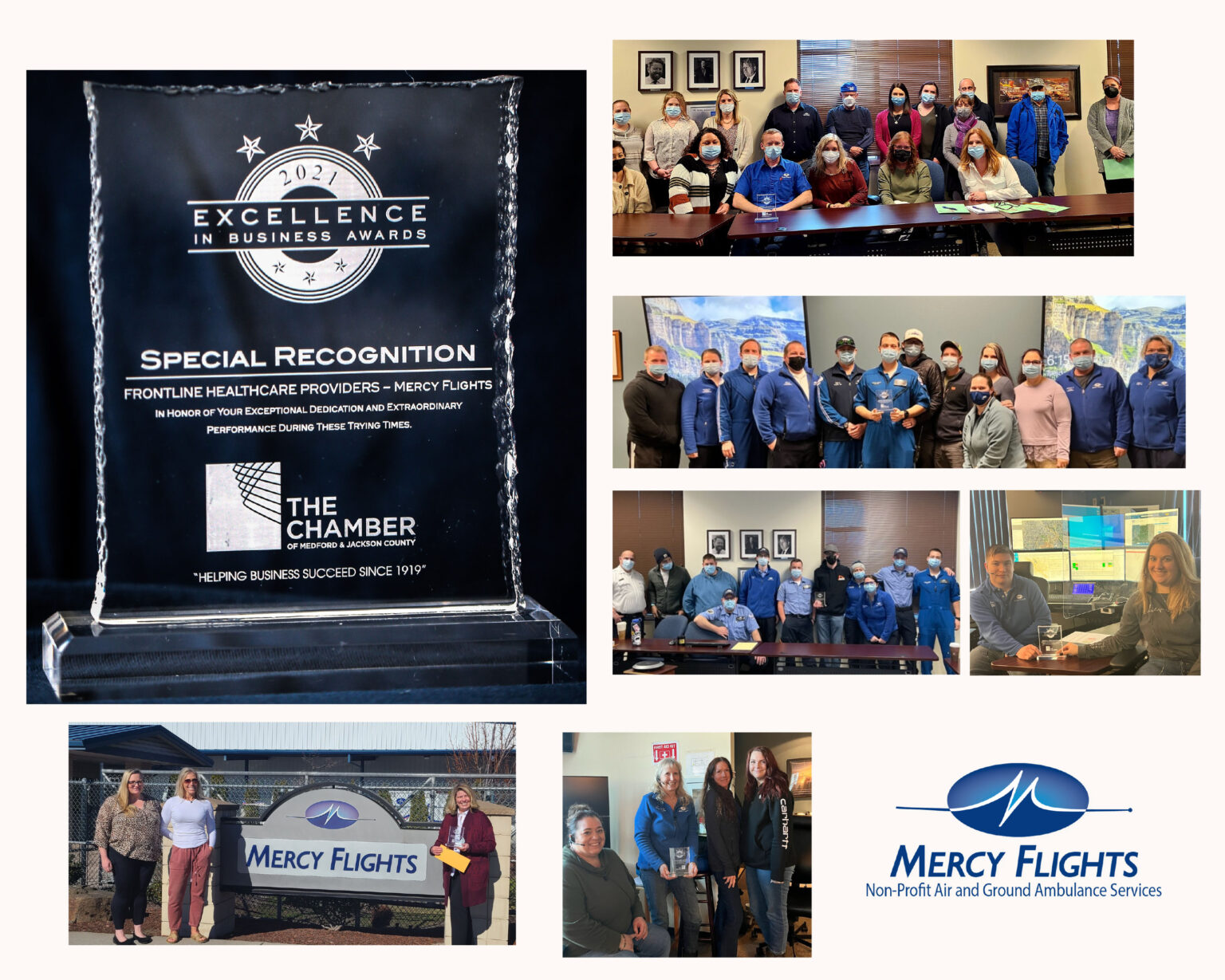 Mercy Flights team recognized for exceptional courage and devotion ...